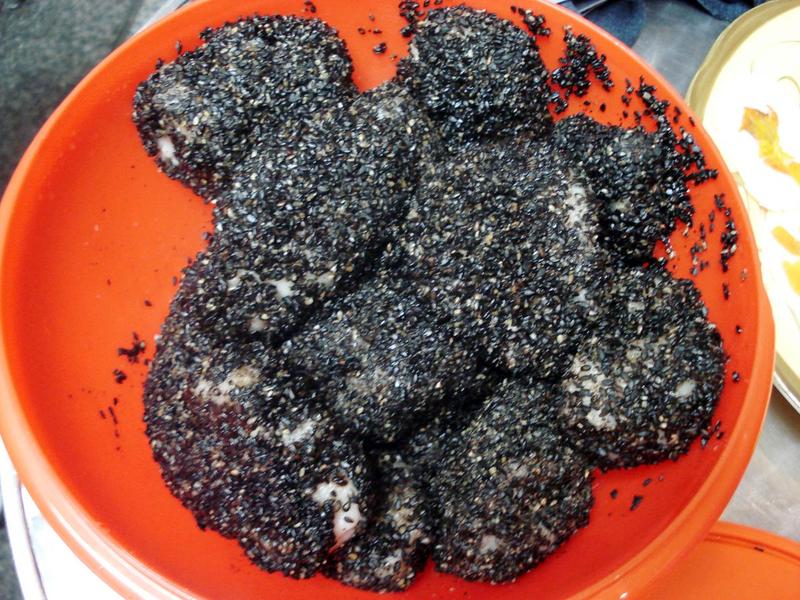 Black Sesame Rice Cake | Chinese