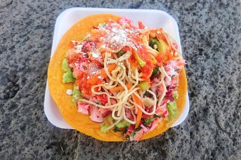Noodle Tostadas | Guatemalan | Mexican