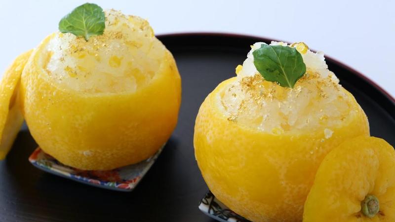 Yuzu Sorbet | Japanese